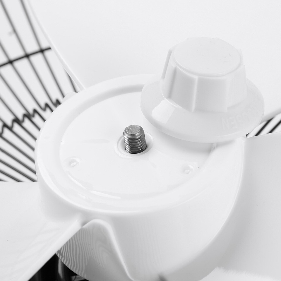 Plastic Fan Blade 12/16 inch with Nut Cover Replacement Table Fanner ...