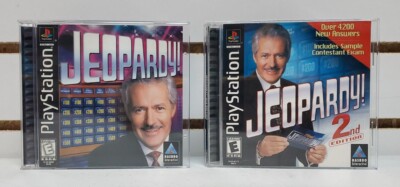 Jeopardy & Jeopardy 2nd Edition (Sony PlayStation 1, PS1) Black Label ...