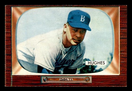1955 Bowman Baseball #156 Jim Hughes EX *i5 | eBay