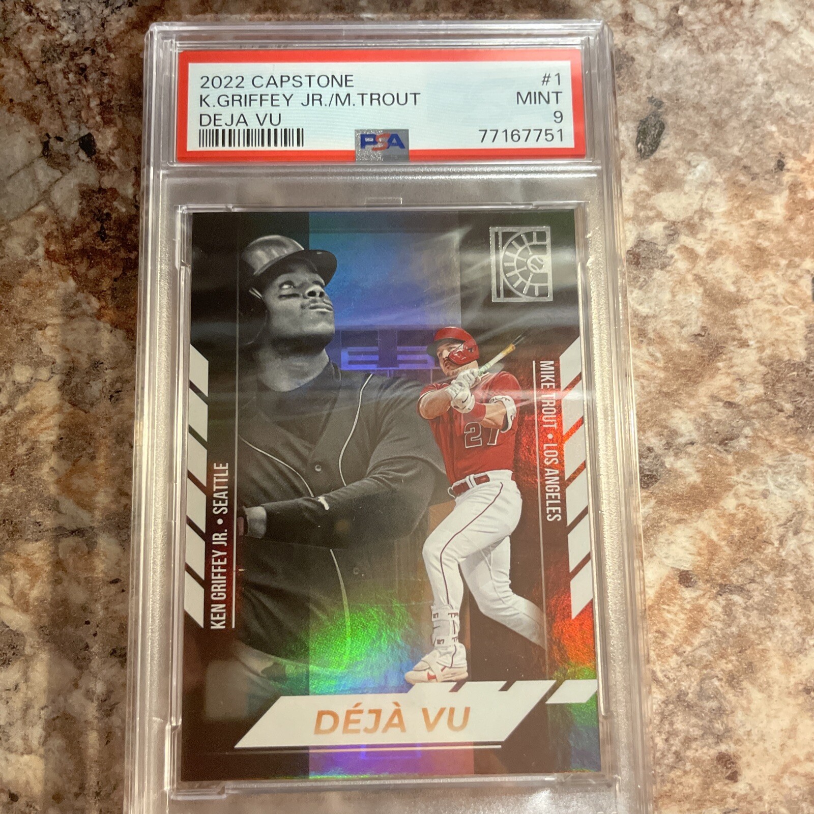 2022+Panini+Capstone+-+d%C3%A9j%C3%A0+vu+%23DV-1+Mike+Trout for sale ...