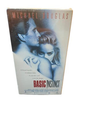 Basic Instinct VHS Michael Douglas, Sharon Stone 12236901532 | eBay