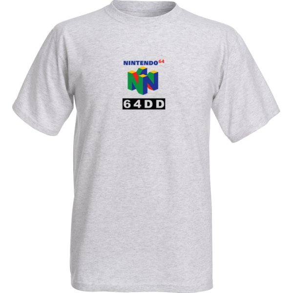 Nintendo 64DD 64 Disk Drive Logo 100% Cotton Graphic T-Shirt | eBay