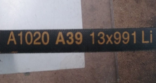 A39 - Section Industrial Drive Belt 13mm Top Width x 1025mm | eBay