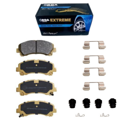 Isuzu Dmax Front RDA Heavy Duty Brake Pads & Shim Hardware Kit | eBay