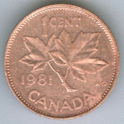 CANADA - 1981 CANADIAN 1 CENT COIN MONEY (No.1) | eBay