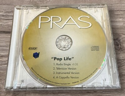Pop Life By Pras Promo CD Single 2007 Hip Hop | eBay