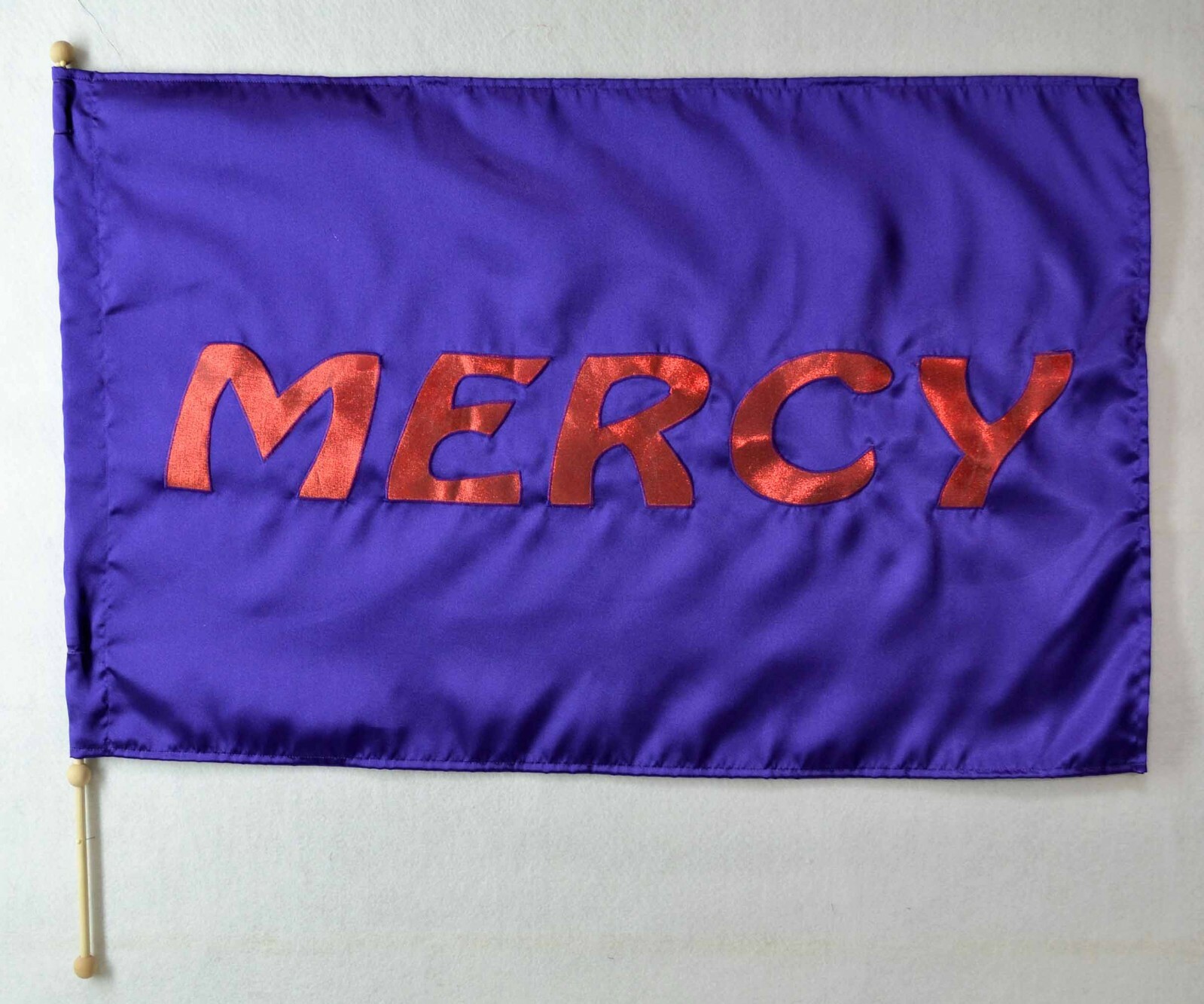 MERCY - Flag w Pole - Christian Worship / Warfare Dance | eBay