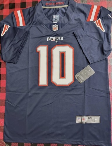 New England Patriots #10 Maye Navy stitched Customized Jersey Men’s M ...