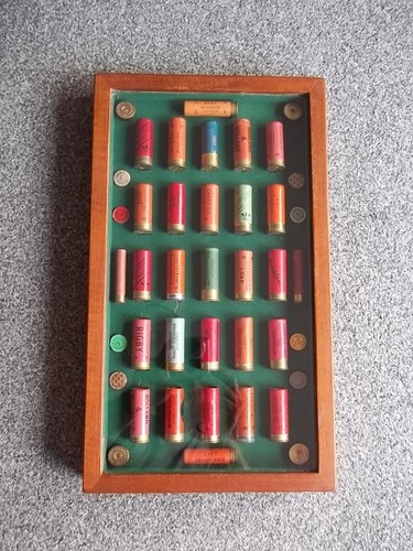 Wall mounted shotgun cartridge display case | eBay UK