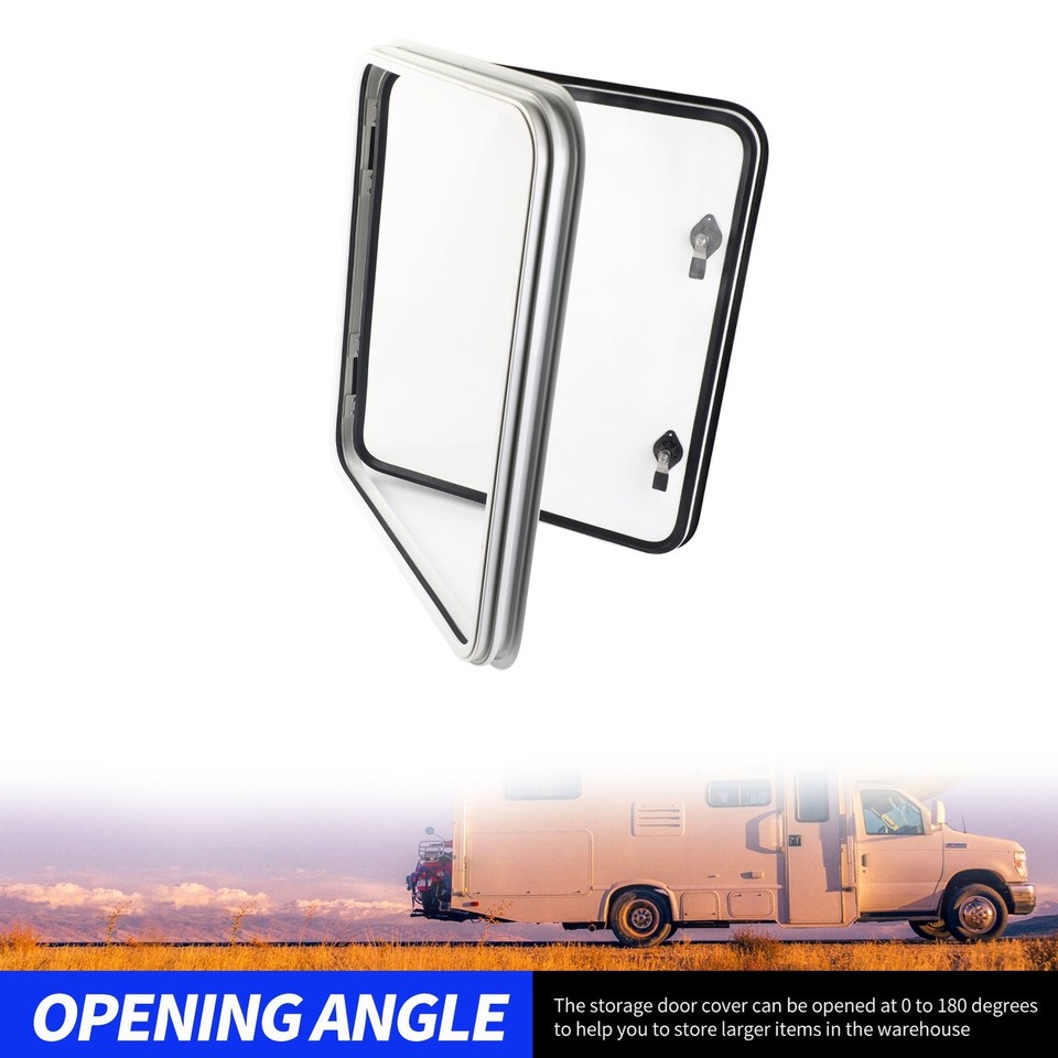RV Baggage Door Heavy Duty Aluminum UV Proof Storage Hatch For RV And ...