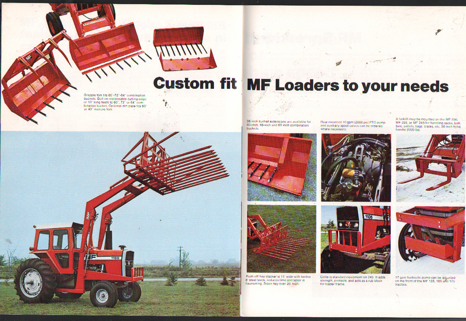 Massey Ferguson Manure Loaders and Spreaders Brochure Leaflet | eBay UK