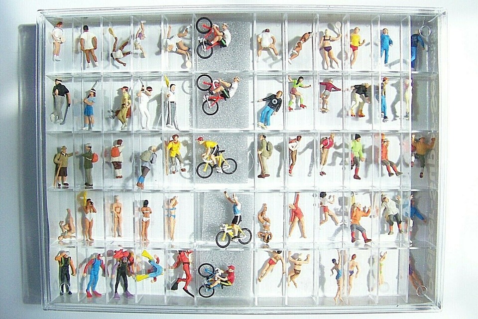 HO PREISER SIXTY (60) Sports and Recreation Figures : SUPER SET 13005 ...