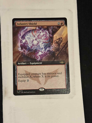 Infantry Shield Commander: Tarkir: Dragonstorm Extended Art Rare | eBay