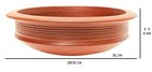 Unglazed Terracotta Clay Pottery Mud Pot/Earthen Handi Cooking Serving ...