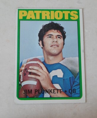 1972 Topps Football #65 Jim Plunkett (RC) Rookie Patriots, Raiders | eBay