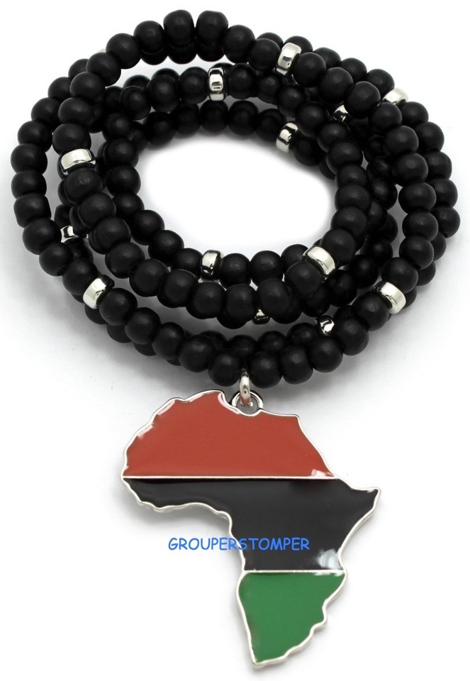 Africa Map Jamaican Pendant Necklace With Assorted Style Chains | eBay