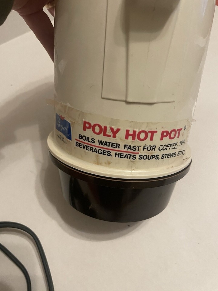 Vintage Regal POLY HOT-POT 5 Cup Warmer Server Electric Hot Water ...