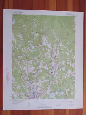 Ashaway Rhode Island 1957 Original Vintage USGS Topo Map | eBay