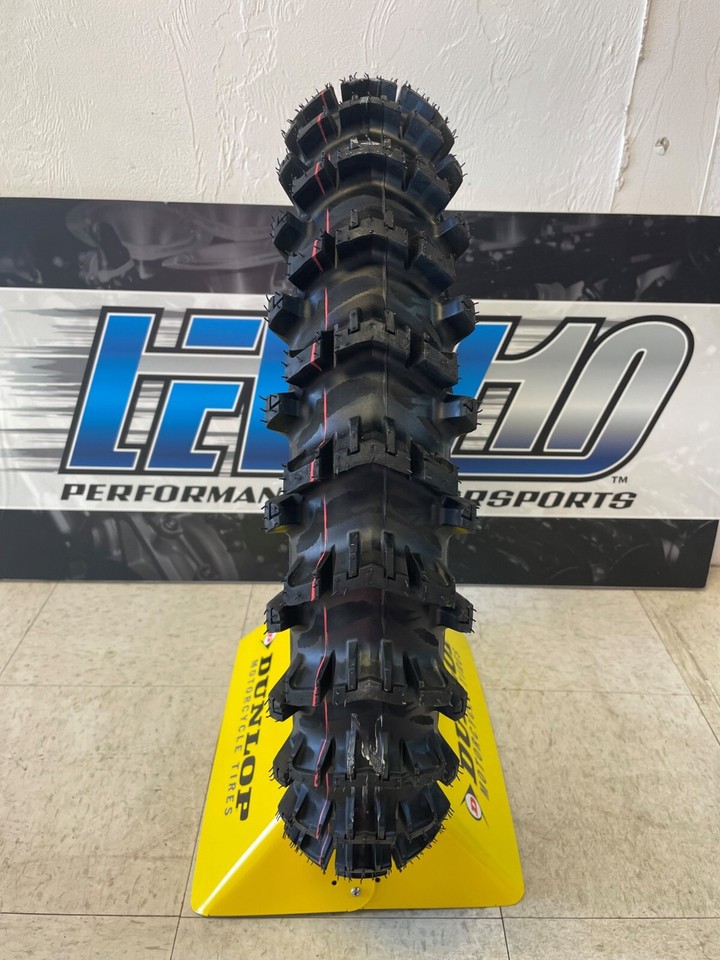 Dunlop MX34 Front 80/100-21 & MX14 Rear 100/90-19 Tire Set (SET ...
