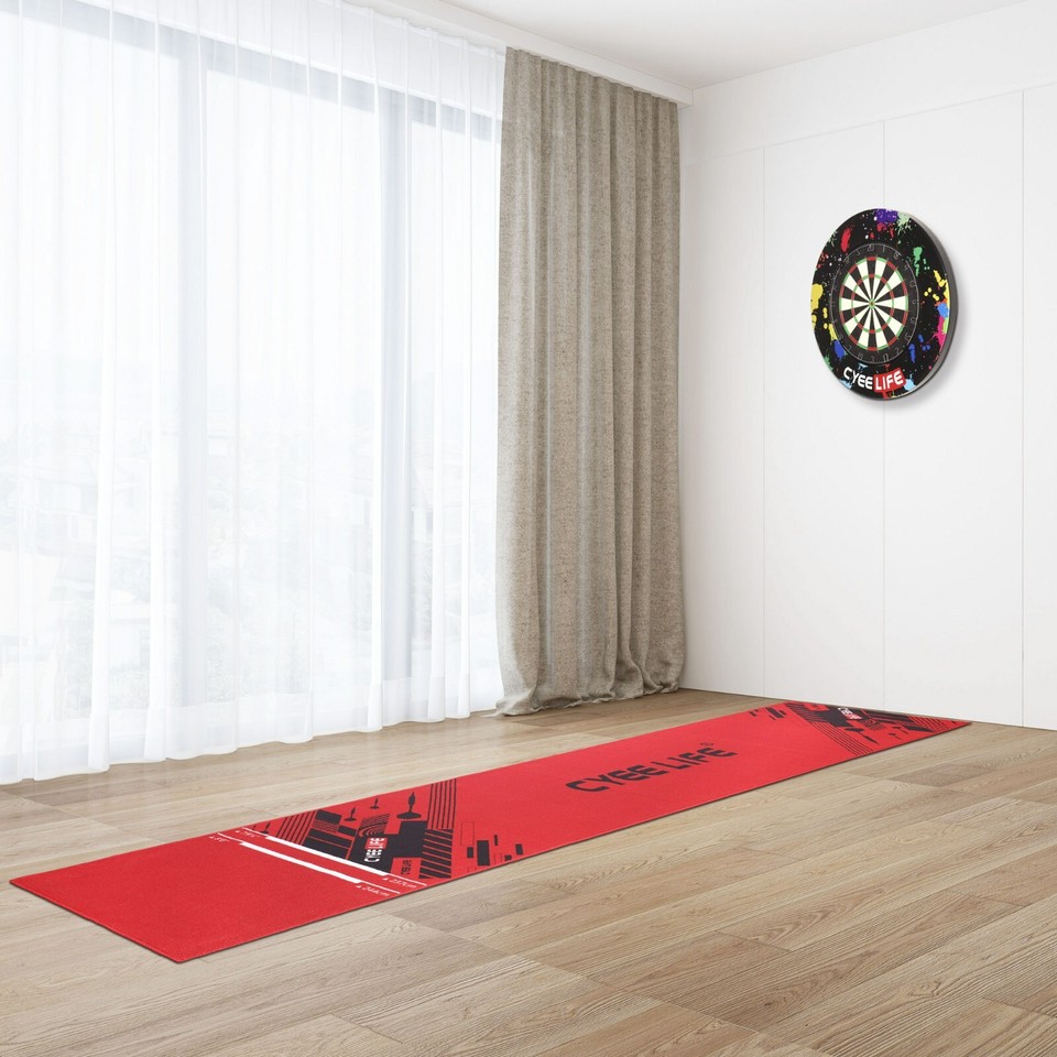 Rubber Dart Mat 295cmx65cm for Steel and Soft Tip Darts Games | eBay