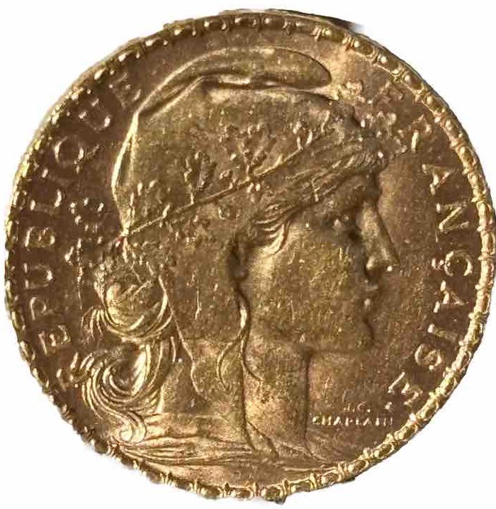 1904 French 20 Francs Cold Coin Brilliant Uncirculated | eBay