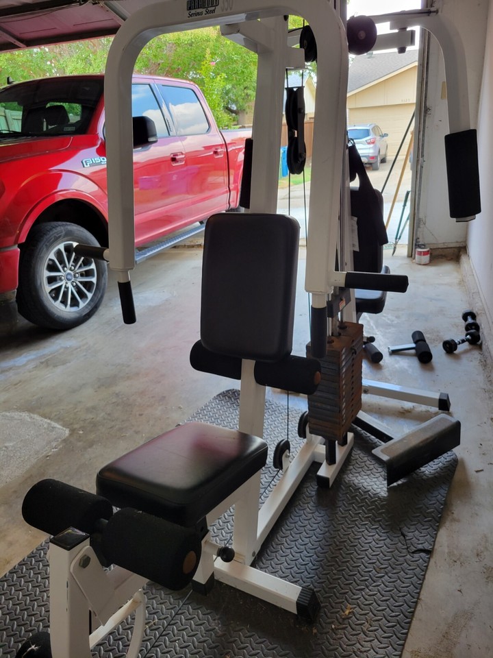 parabody 350 serious steel exercise machine | eBay