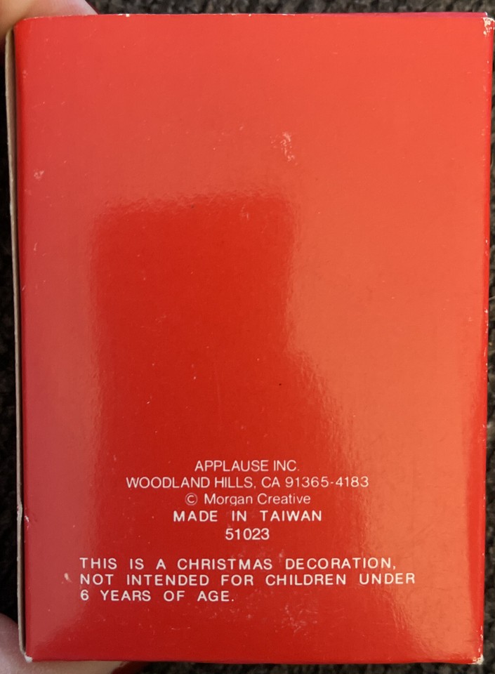 Applause Miniature Enchantments SNOOPY Christmas Ornament | eBay