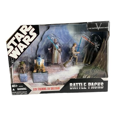 STAR WARS 30th Anniversary JEDI TRAINING ON DAGOBAH BATTLE PACKS Hasbro ...