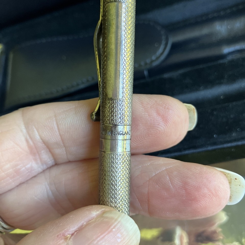 Yard-O-Led Deluxe 1261 Chevron Sterling Silver Ballpoint Pen | eBay