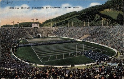 UNIVERSITY OF CALIFORNIA CA BERKELEY College Football Memorial Stadium ...