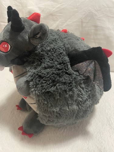 Mini Squishable Shadow Dragon Plush - Black And Red Stuffed Toy | eBay