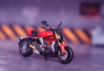 3D PRINT 1/64 motorcycle motorbike MONSTER 796 fit 1:64 figure car Mini ...