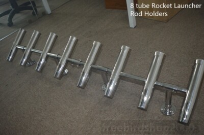 360 Deg Adjustable Stainless Rocket Launcher Rod Holders 4/5/6/7/8 ...