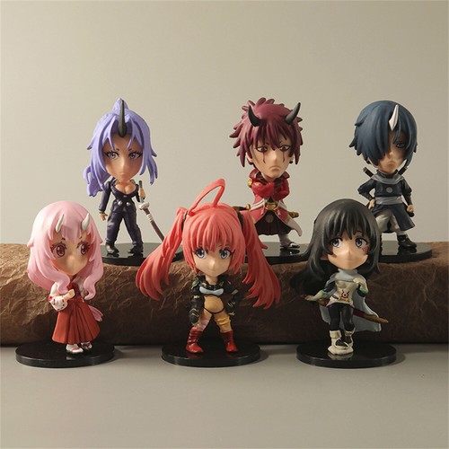6pcs/Set That Time I Got Reincarnated as a Slime Figure Toy 9.5cm Gift ...