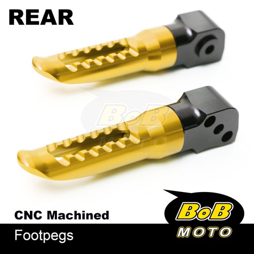 CNC BOB Passenger Rear Foot Pegs GOLD For Ducati Monster 696/796 08 09 ...
