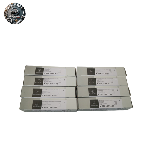 8X OEM A0041598103 ZR6SII3320 Genuine Iridium Spark Plugs For Mercedes ...
