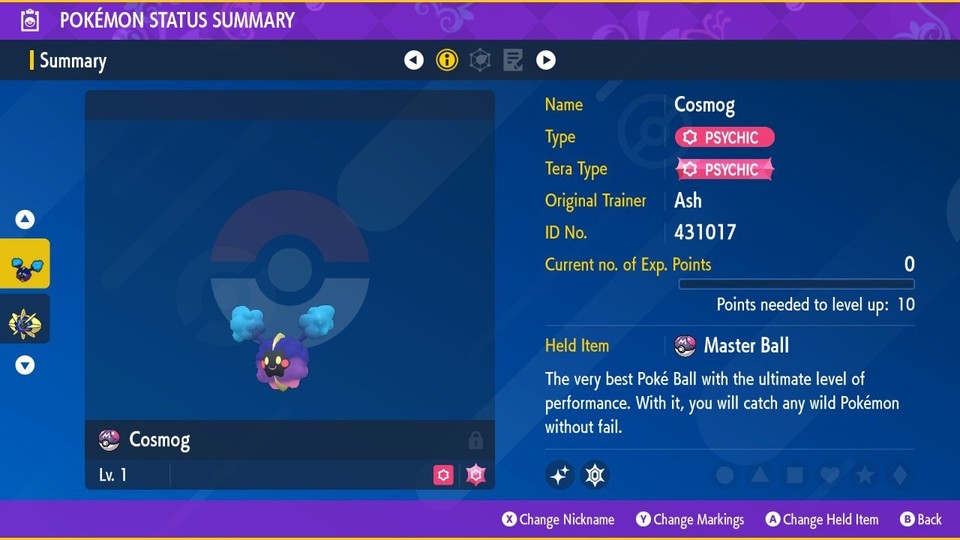 Shiny Legendary Pokemon Shiny Cosmog Max IVs Union Circle Free Master ...