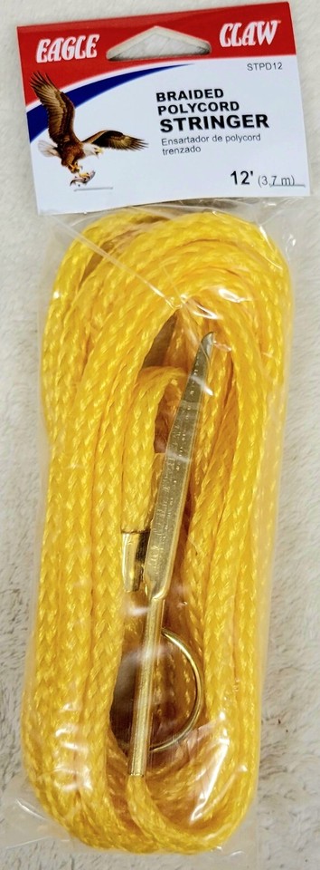 Eagle Claw STPD12 Braided Polycord Fishing Stringer 12ft DOZEN | eBay