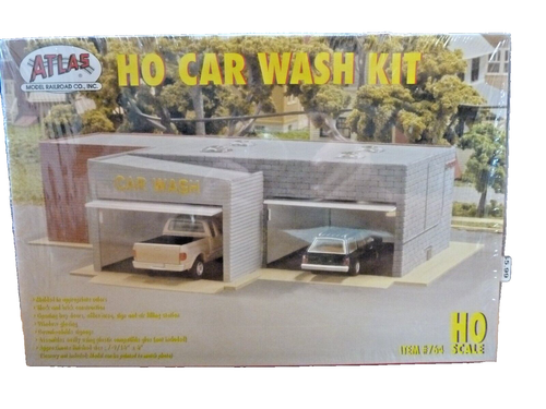 Atlas HO #764 Car Wash Plastic Kit -- 7-9/16 x 6" 19.2 x 15.2cm | eBay