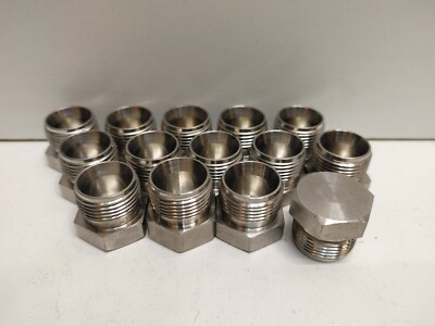 LOT OF 14 NEW OLD STOCK! SWAGELOK 1/2" TUBE STAINLESS STEEL CAPS SS-810 ...