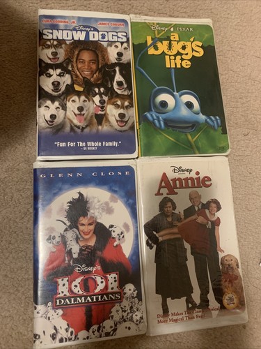 Disney’s Snow Dogs (VHS, 2002) A Bug’s Life 101 Dalmatians Annie ...