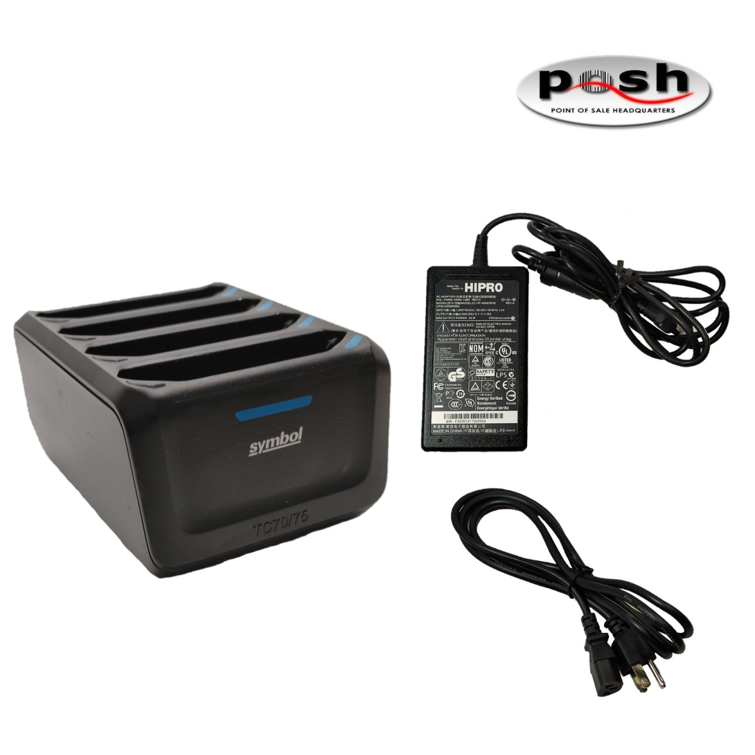 Zebra 4-Slot Charger SAC-TC7X-4BTYC1 for TC70/TC75/TC77 with Power ...