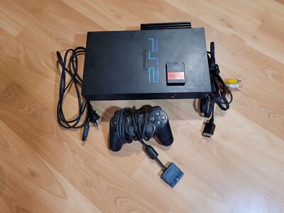 Modded ps2 console Loaded w/200+ games! Plug and play! Cords+ ...