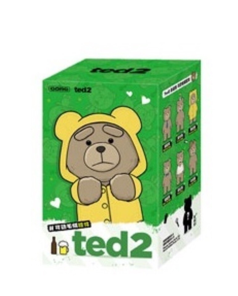 Authentic POPMART Ted2 Articulated Teddy Bear Action Figure Plush Pendant Gift | eBay