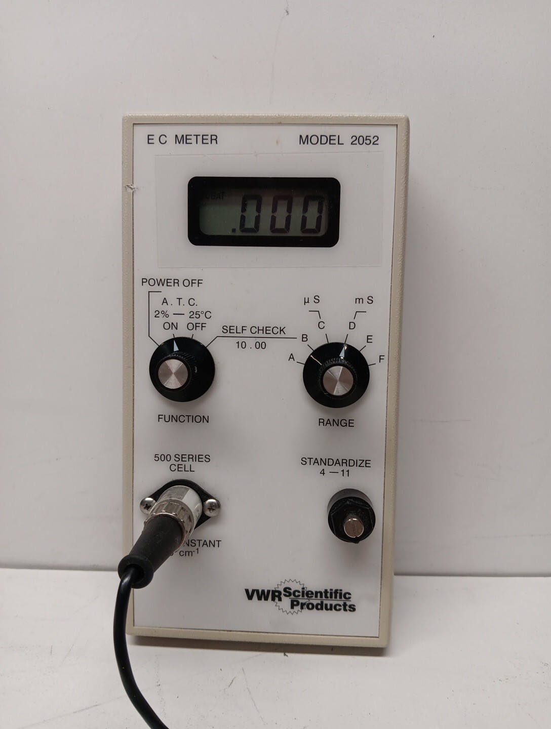 VWR SCIENTIFIC E C METER MODEL 2052 With Probe GENUINE | eBay