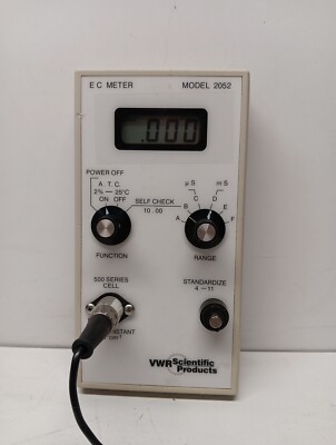 VWR SCIENTIFIC E C METER MODEL 2052 With Probe GENUINE | eBay