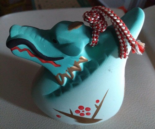 Dragon Clay Bell from Kumano Nachi Taisha Shrine (Used) | eBay