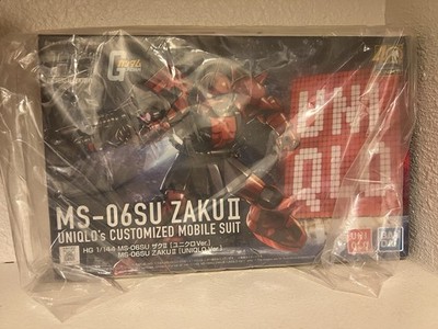 Uniqlo Bandai HG 1/144 MS-06SU GUNDAM ZAKU II 40th Anniversary Gunpla ...