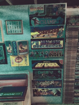 Vintage Atari DEFENDER Arcade Plexiglass Video Game Marquee See Others ...