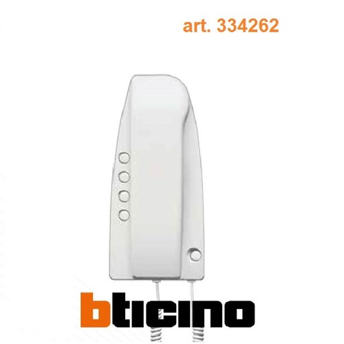 BTICINO TERRANEO 334262 CITOFONO UNIVERSALE ANALOGICO IMPIANTI 1+N E 4 ...